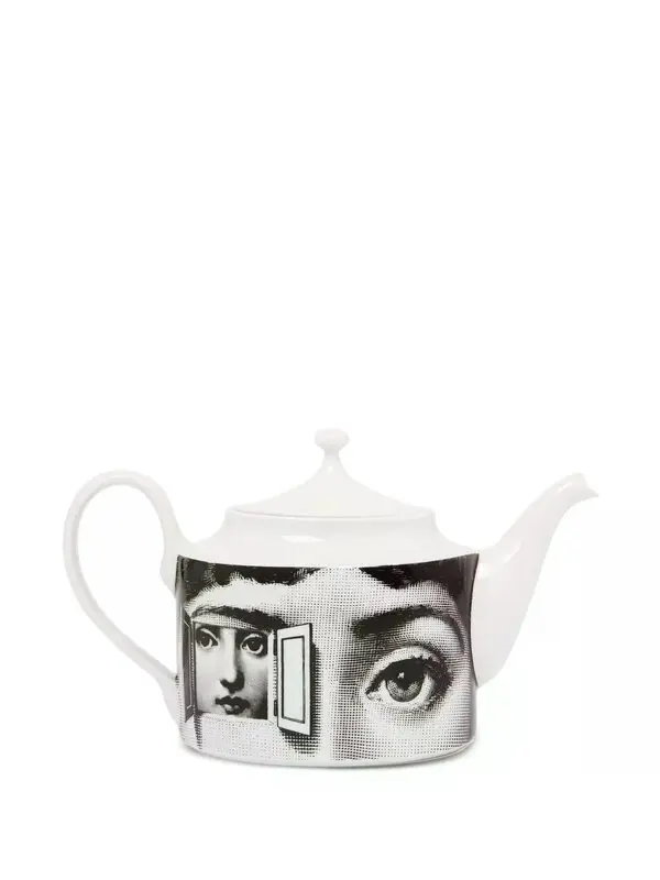 FORNASETTI Tema E Variazioni Tea Pot - White