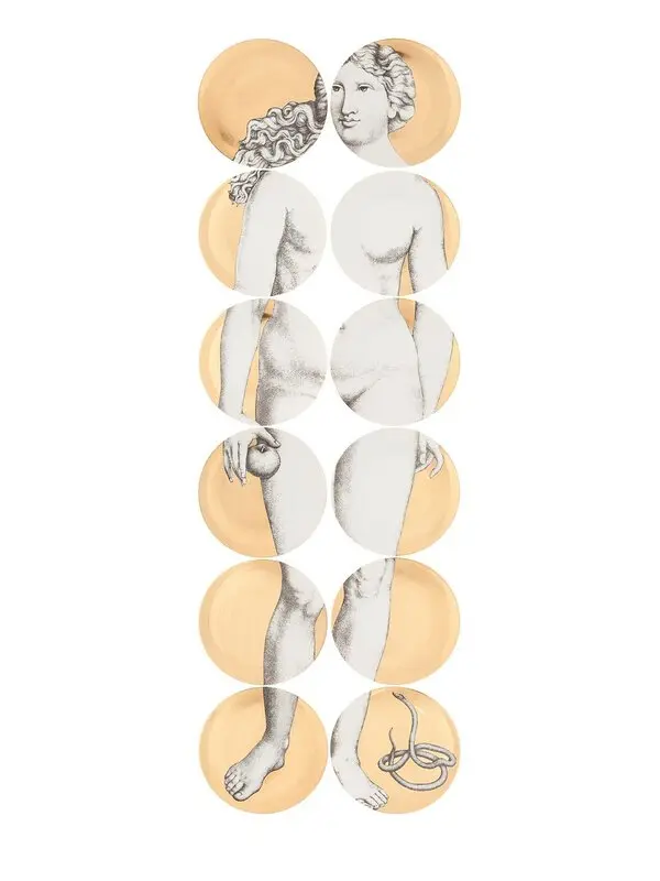 FORNASETTI Set Of 12 Plates