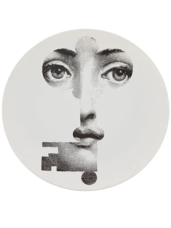 FORNASETTI Plate - White