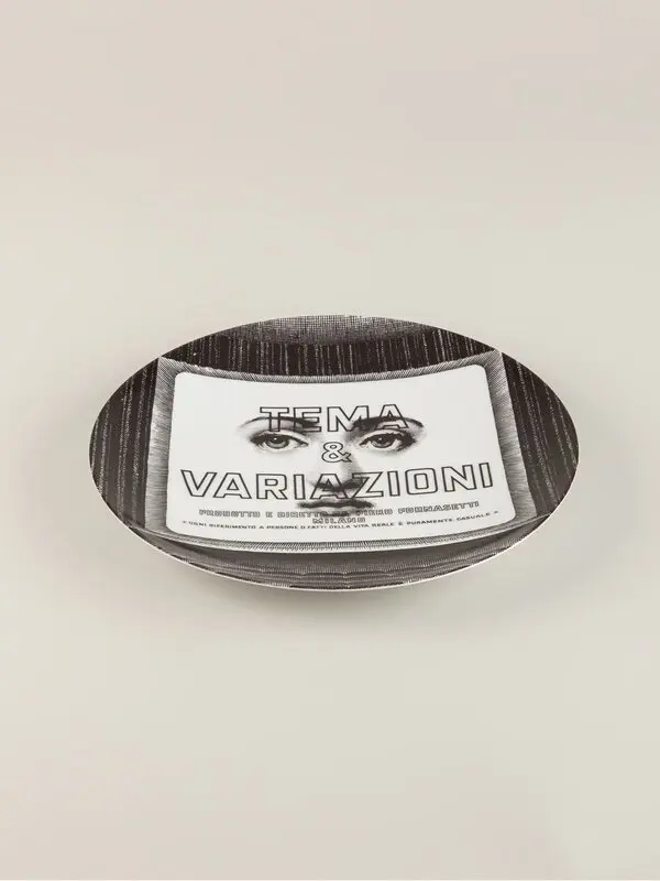 FORNASETTI Printed Plate