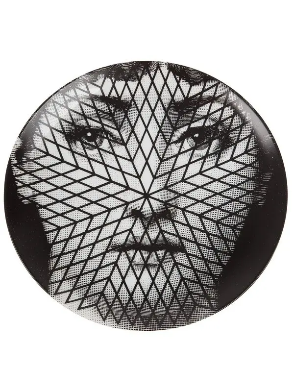FORNASETTI Plate - Black