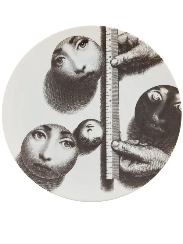 FORNASETTI Plate - White