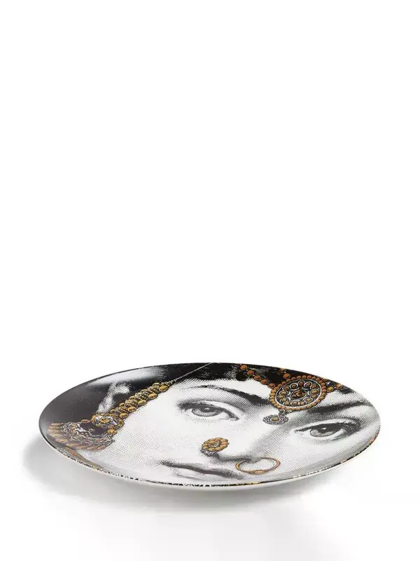 FORNASETTI Tema E Variazioni N. 228 Wall Plate - Black