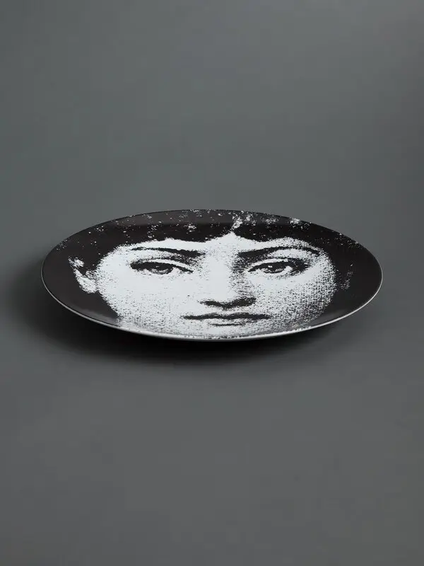 FORNASETTI Plate - Black