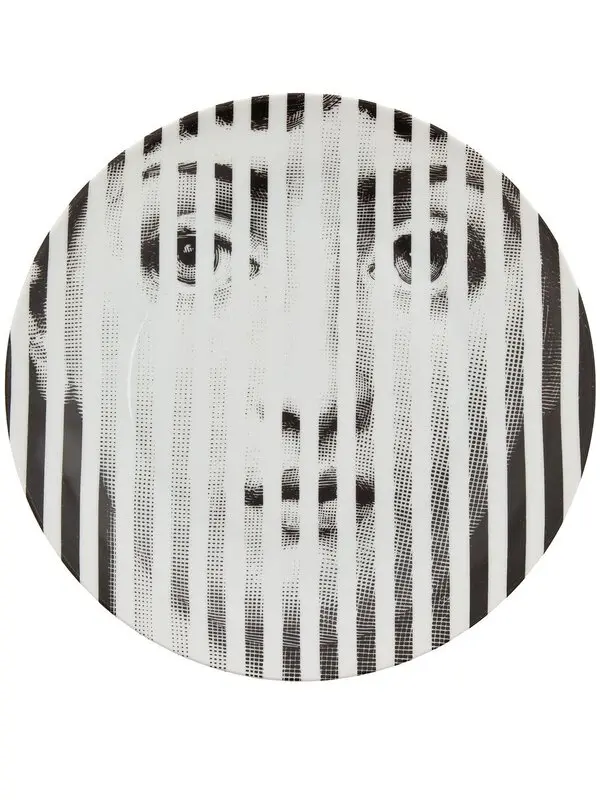FORNASETTI Plate - Black