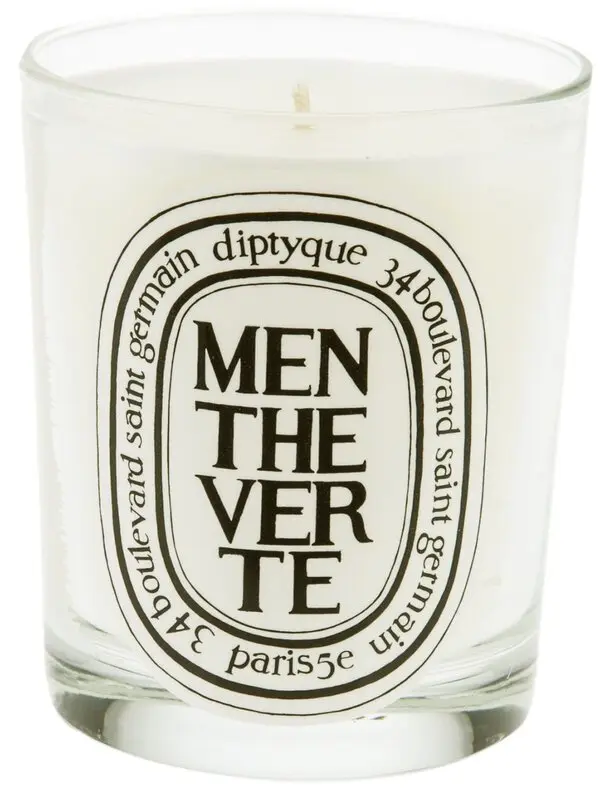 DIPTYQUE Menthe Verte Scented Candle - White