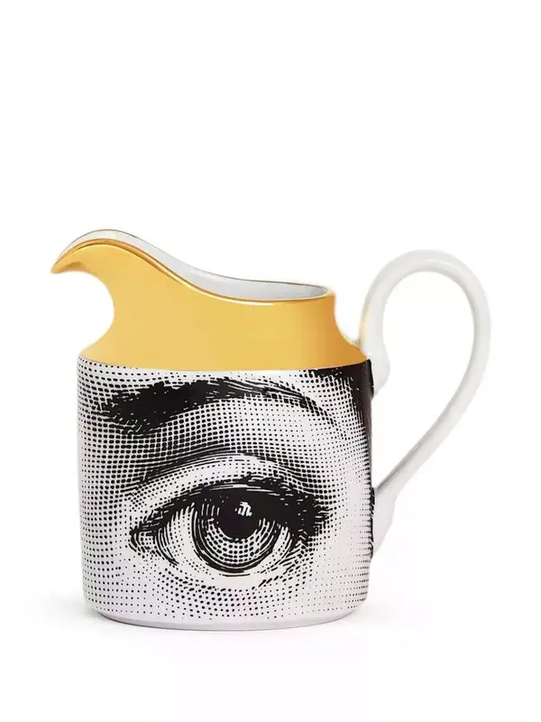 FORNASETTI Tema E Variazioni Milk Jug - Grey