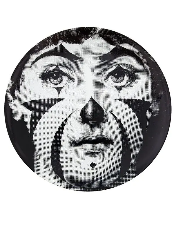 FORNASETTI Plate - Black