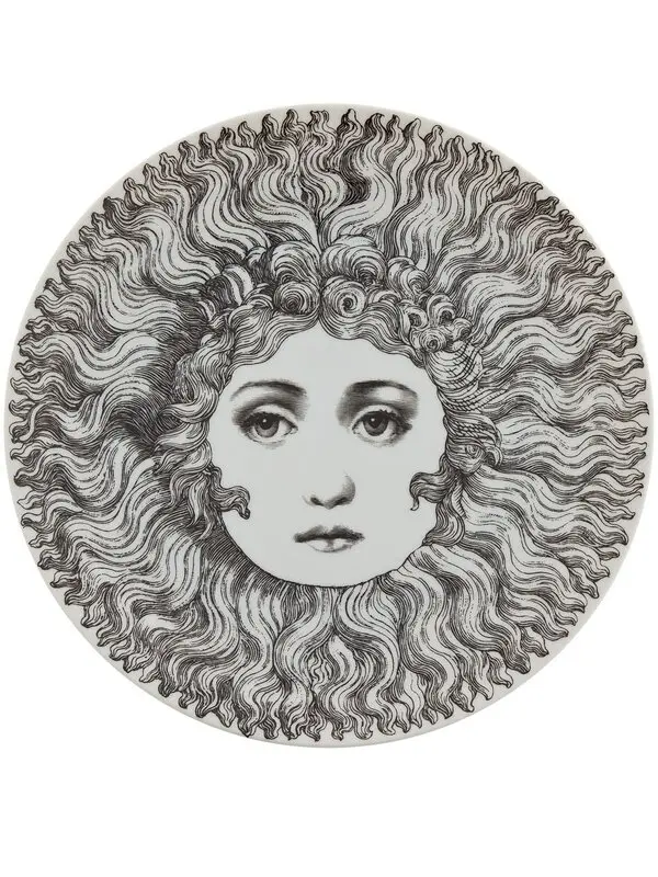 FORNASETTI Plate - Grey