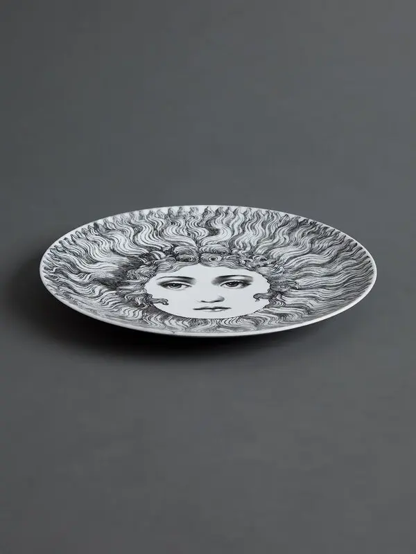 FORNASETTI Plate - Grey