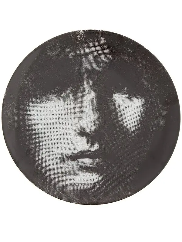 FORNASETTI Plate - Black