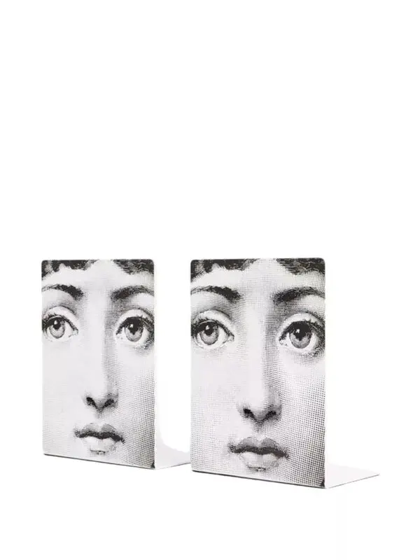 FORNASETTI Viso Bookends - Black