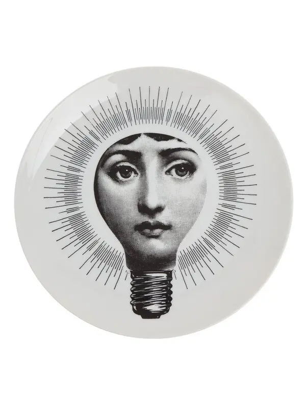 FORNASETTI Plate - Black