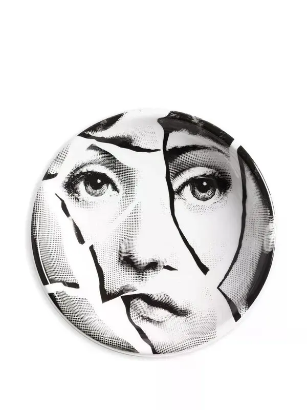 FORNASETTI Tema E Variazioni Ashtray - White