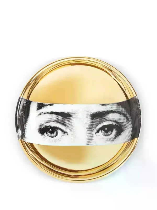 FORNASETTI Tema E Variazioni N. 32 Wall Plate - Gold