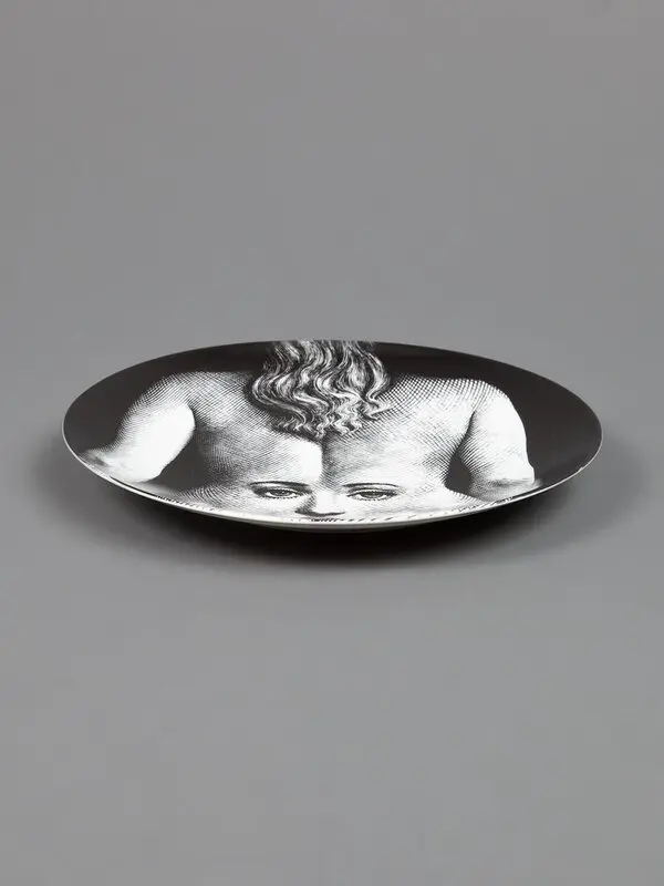 FORNASETTI Plate - Black