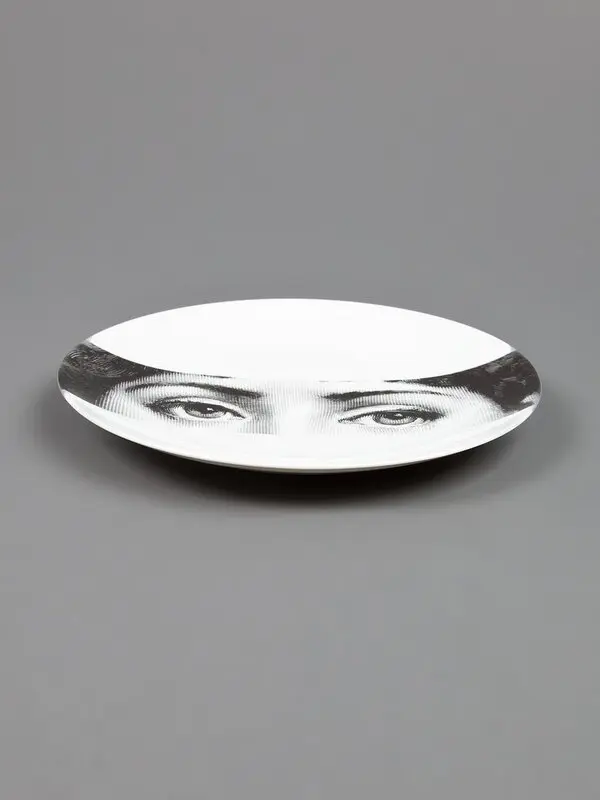 FORNASETTI Eyes Round Plate