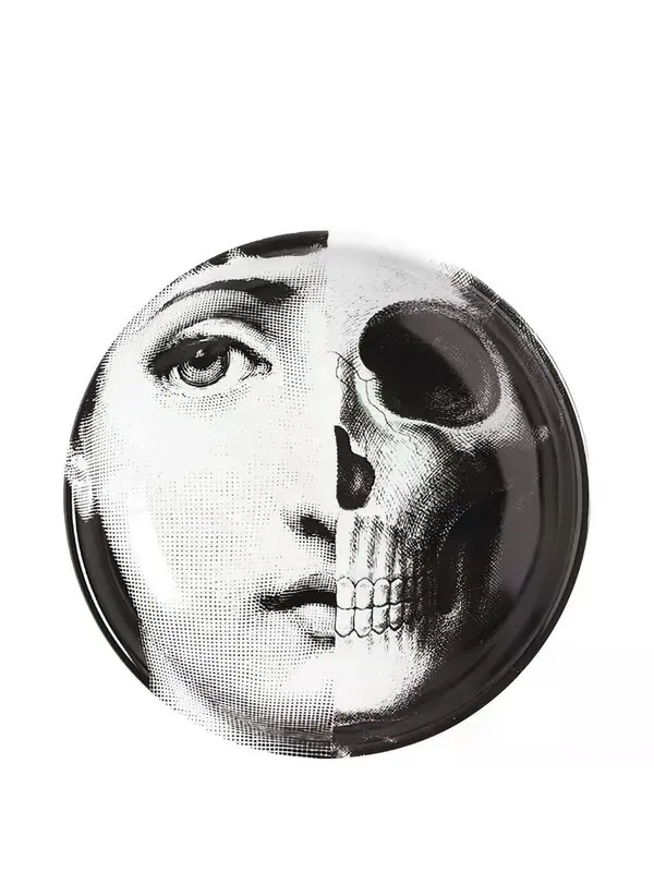 FORNASETTI Tema E Variazioni Ashtray - Grey