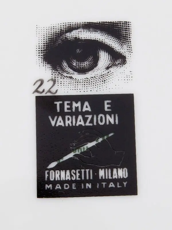 FORNASETTI Plate - White