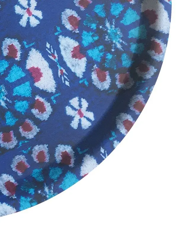 LES-OTTOMANS Ikat Wooden Tray