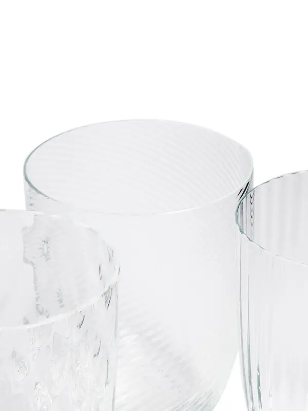 NASONMORETTI Idra Water Glass Set Of Six - Neutrals