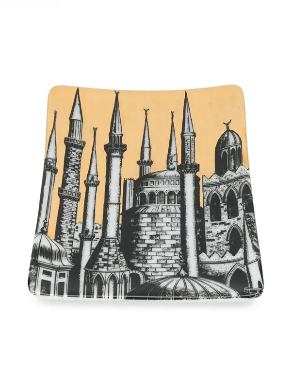 FORNASETTI Minareti Rectangular Ashtray