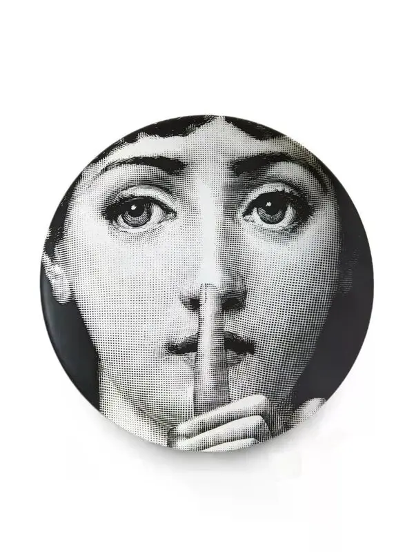 FORNASETTI Tema E Variazioni N.334 Decorative Plate - White