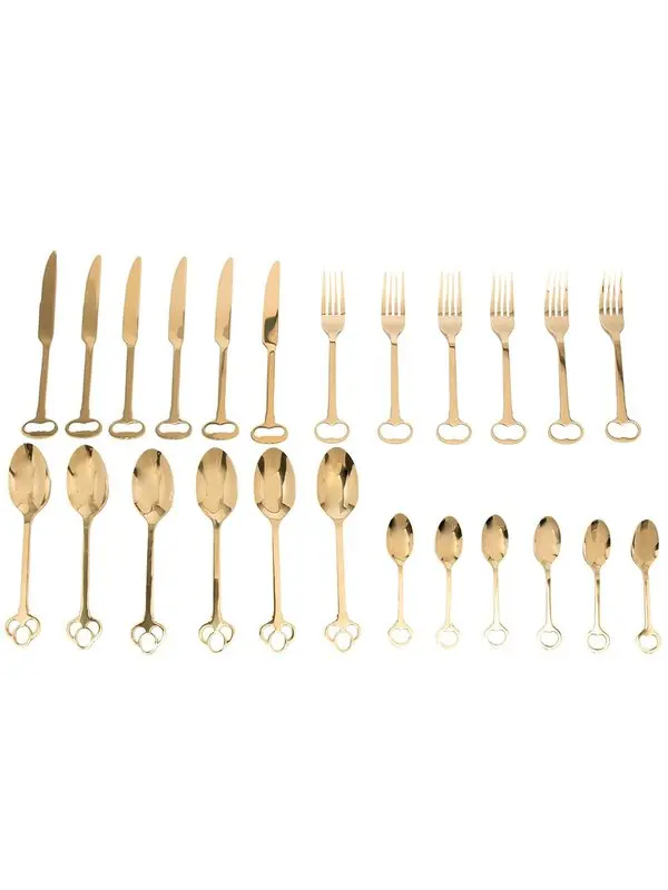 SELETTI Keytlery Cutlery Set - Gold