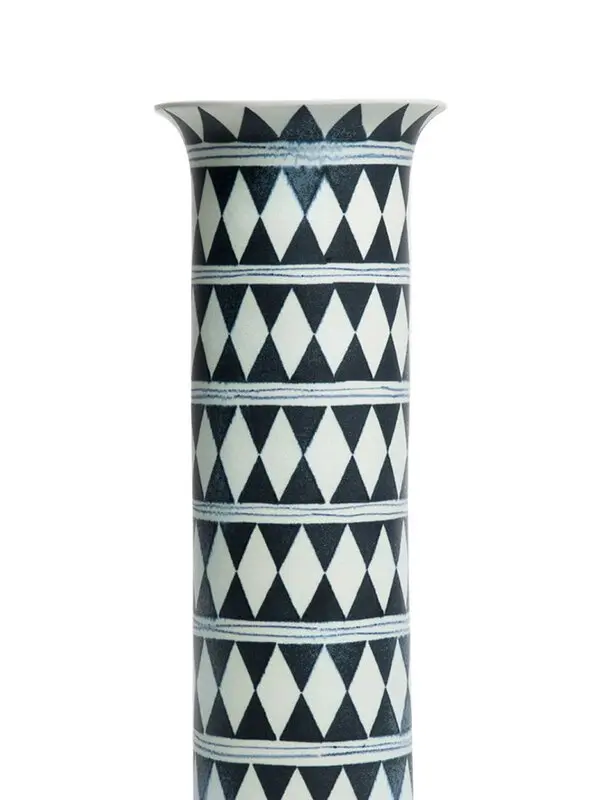 L'Objet Geometric-pattern Porcelain Vase