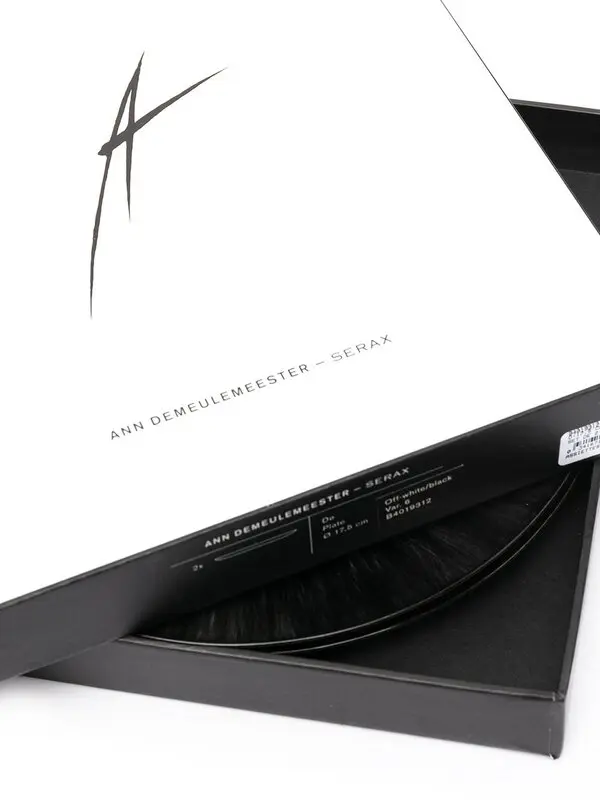 ANN DEMEULEMEESTER Pair Of Shadow Print Plates