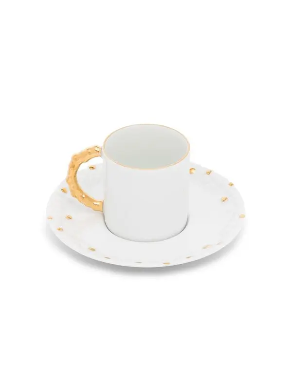 L'Objet Haas Mojave Espresso Cup Set - White