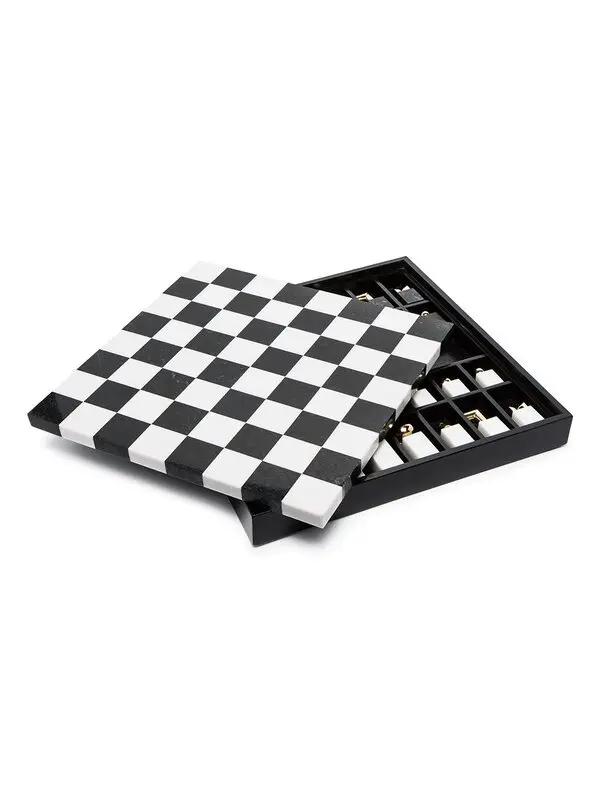 L'Objet 24kt Gold Stone Chess Set