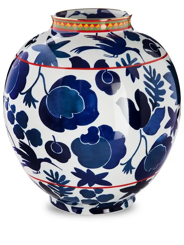 La DoubleJ Wildbird Bubble Vase - White