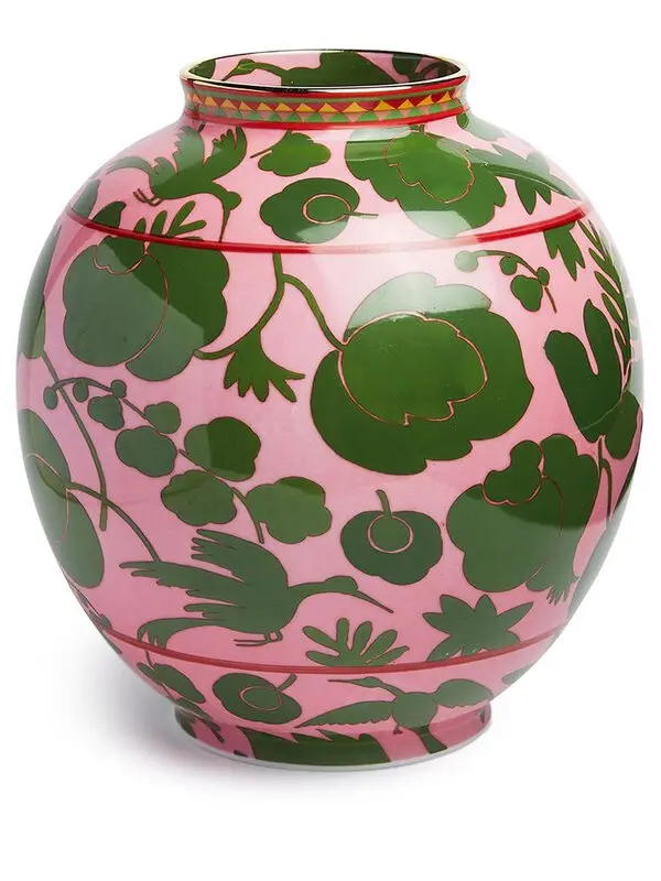 La DoubleJ X Ancap Wildbird Bubble Vase - Pink