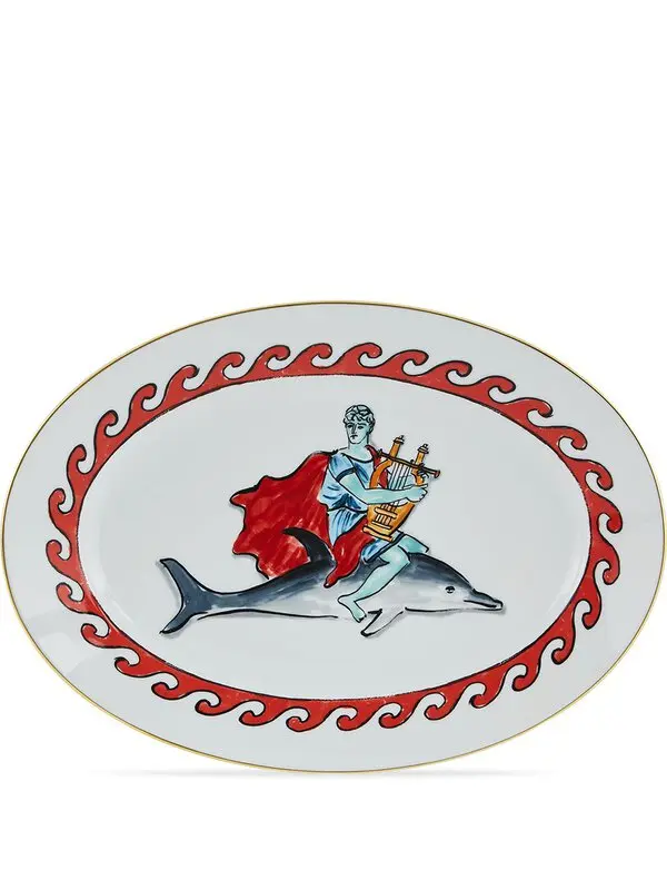 GINORI 1735 Il Viaggio Di Nettuno Serving Platter