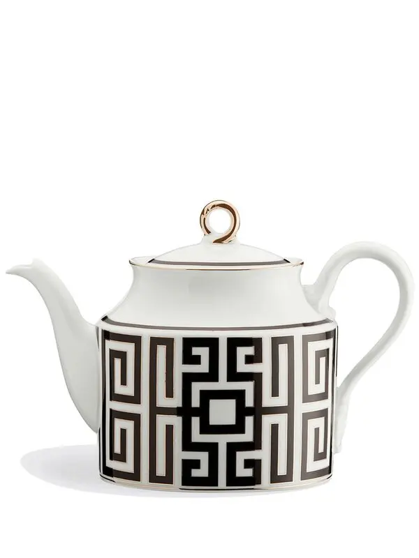GINORI 1735 Labirinto Teapot - Black