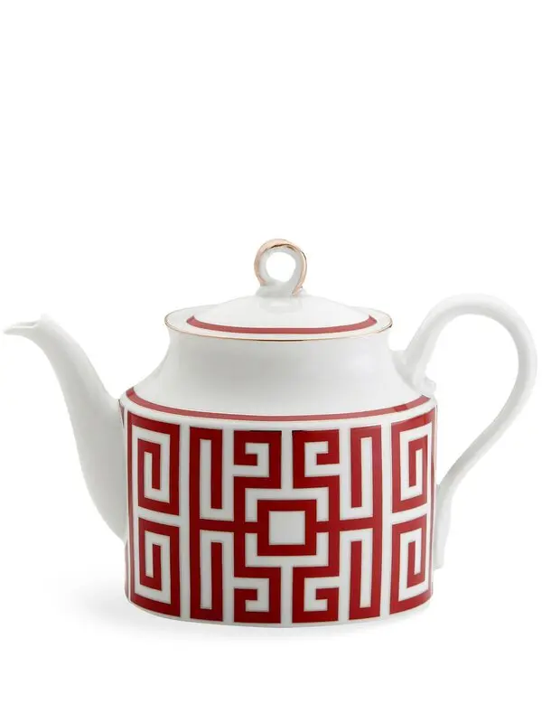GINORI 1735 Labirinto Teapot - Red