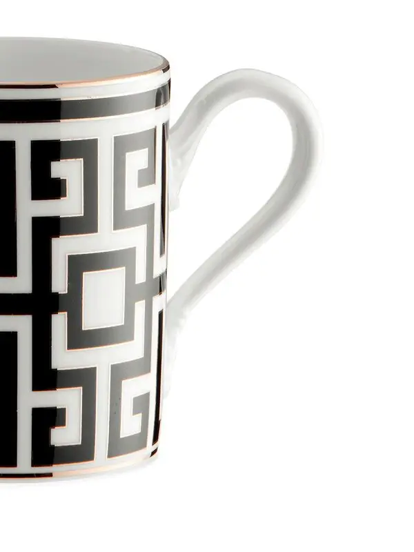 GINORI 1735 Labirinto Maze-print Mug - Black