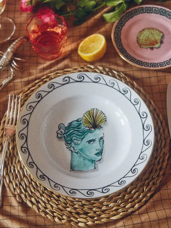 GINORI 1735 Viaggio Di Nettuno Soup Plate