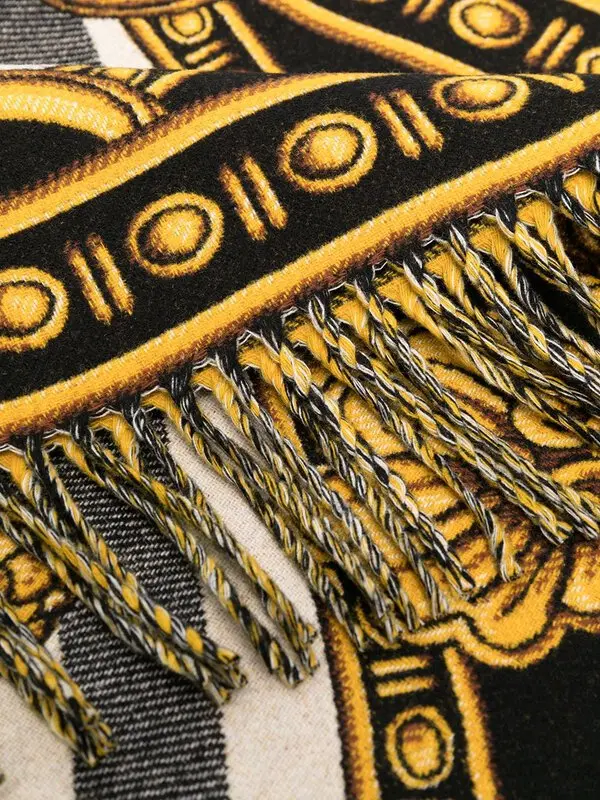 Versace Baroque Pattern Throw Blanket