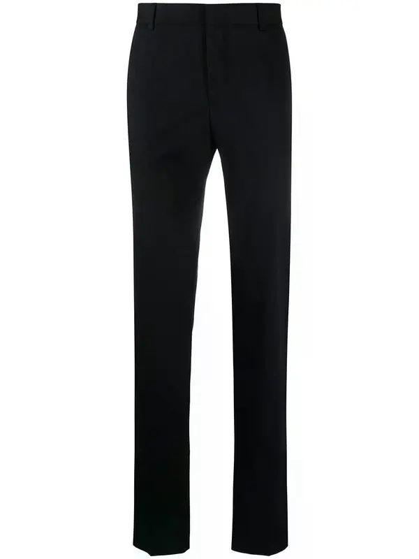 WALTER VAN BEIRENDONCK Tailored Wool/cotton Trousers