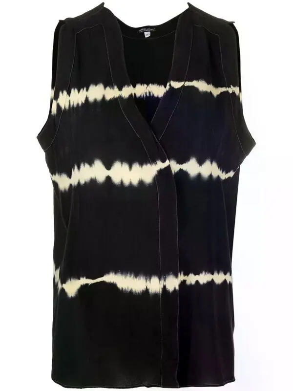 Giorgio Armani Tie-dye Print Sleeveless Top