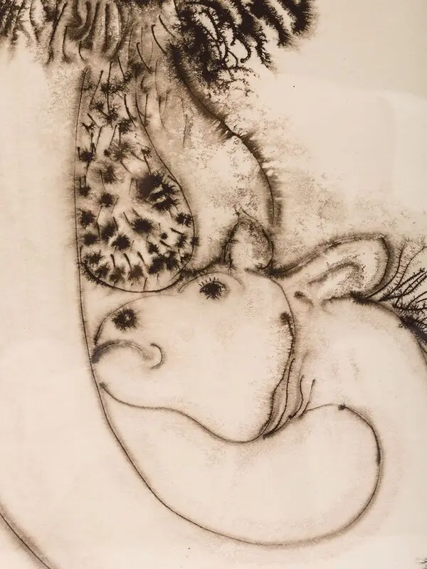 FORNASETTI Erotic Painting - Neutrals