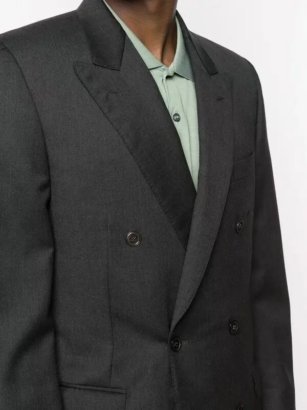 Pierre Cardin 1980s Peak Lapels Double-breasted Blazer