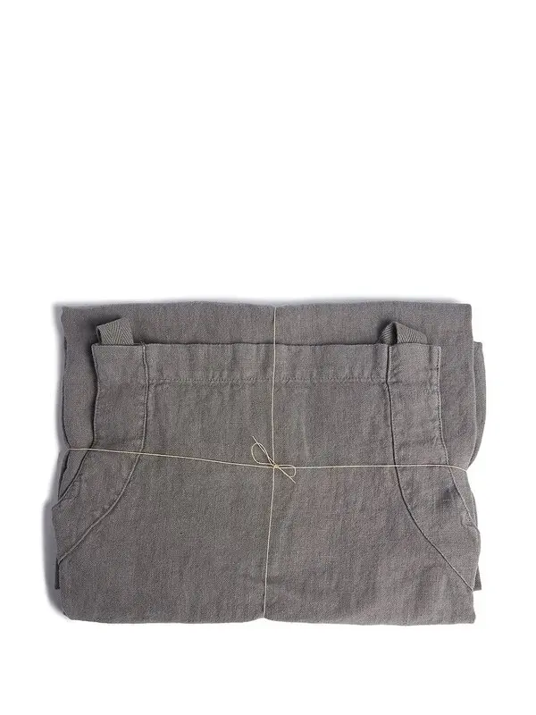 ONCE MILANO Halterneck Linen Apron
