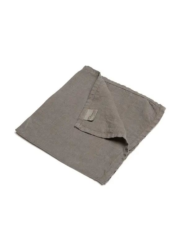 ONCE MILANO Four-set Linen Napkins - Grey