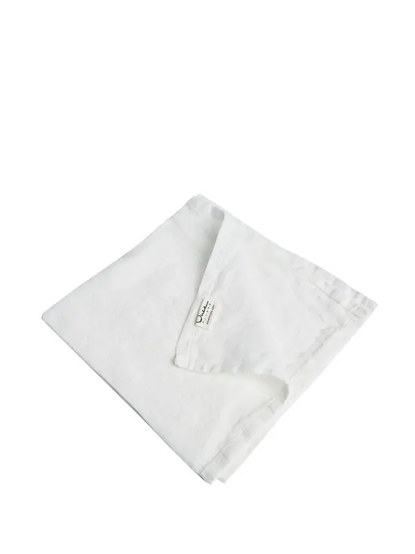 ONCE MILANO Linen Napkins - White