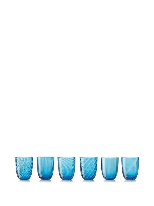 NASONMORETTI Idra Water Glasses - Blue