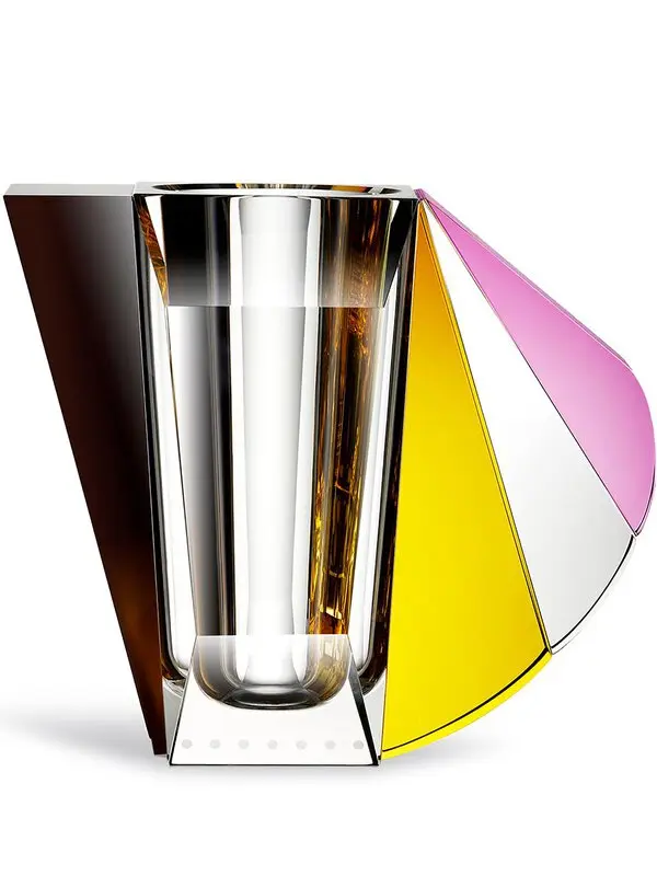 REFLECTIONS COPENHAGEN Grand Manhattan Crystal Vase - Multicolour