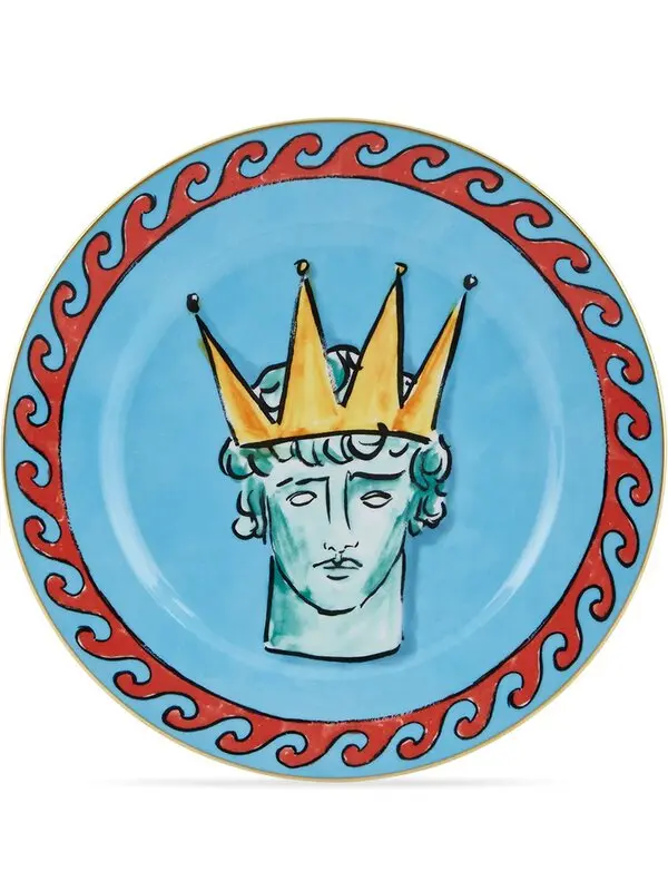 GINORI 1735 Viaggio Di Nettuno Porcelain Dinner Plate